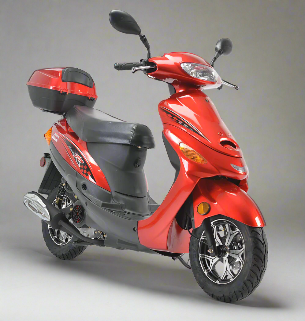 BD50QT-9A Boom Moped Scooter | MC-08B-50cc | MC-07B-50cc Street Legal ...