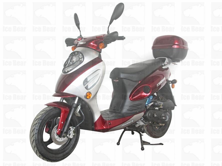 Icebear Shadow 49cc Moped Scooter Street Legal | PMZ50-1