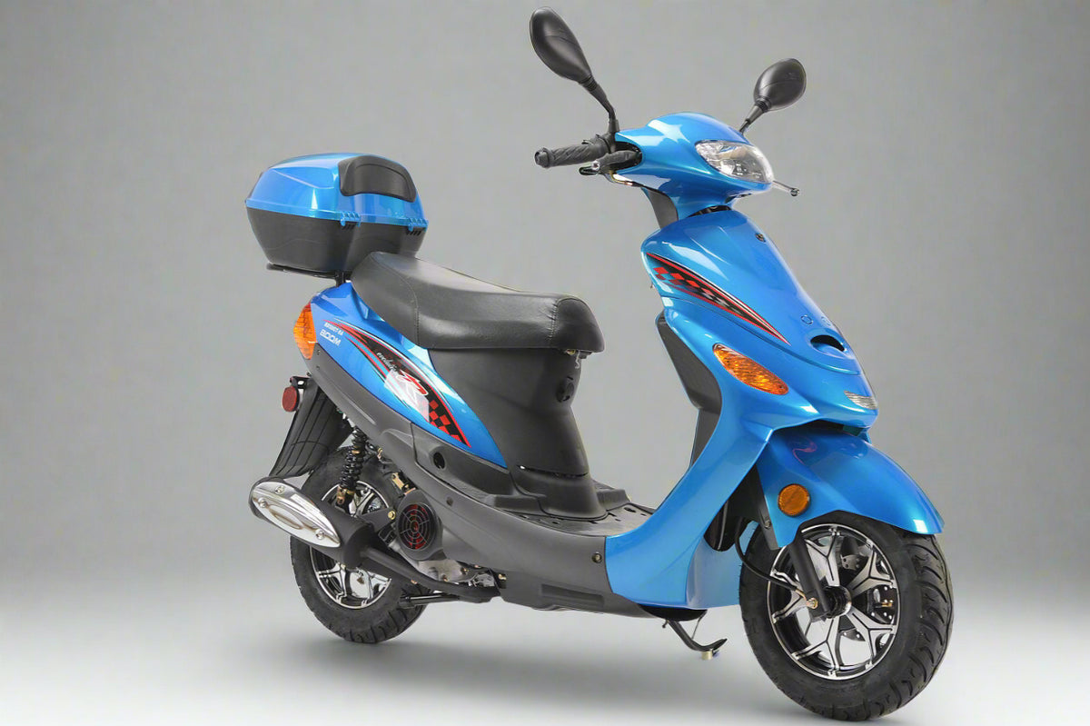 BD50QT-9A Boom Moped Scooter | MC-08B-50cc | MC-07B-50cc Street Legal ...