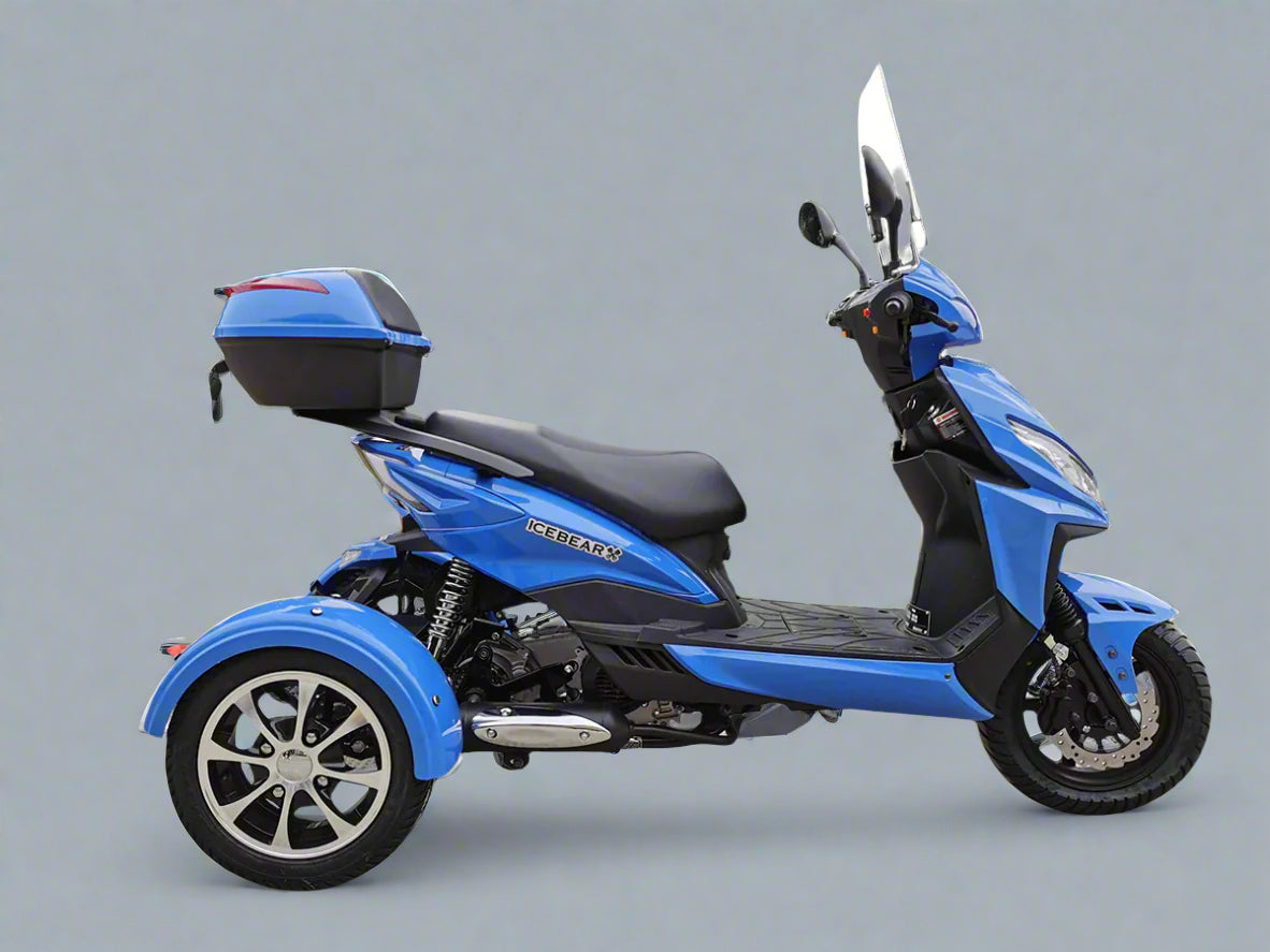 IceBear Trike 50cc Scooter PST50-1Z | Mojo Magic 49cc Trike | 3-Wheel ...